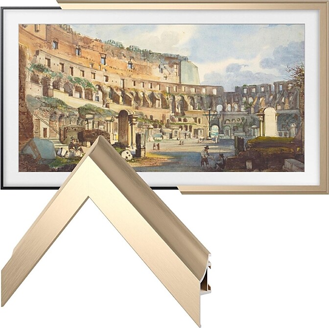 Deco Tv Frames 32 Alloy Scoop Customizable Frame for Samsung The Frame ...