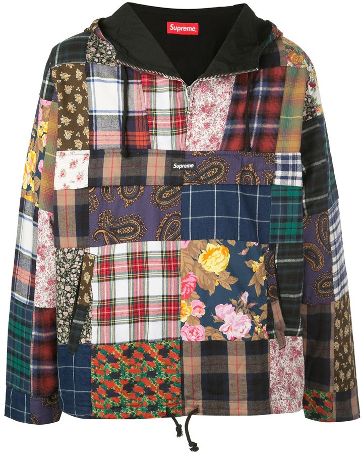 Supreme Patchwork Anorak Jacket - ShopStyle