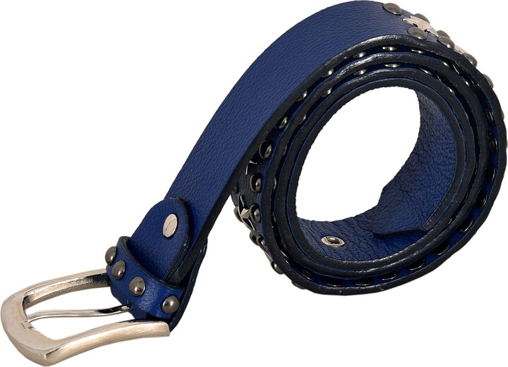 Smart Range Leather Co Ltd Men’s Real Leather Belts Star studded ...