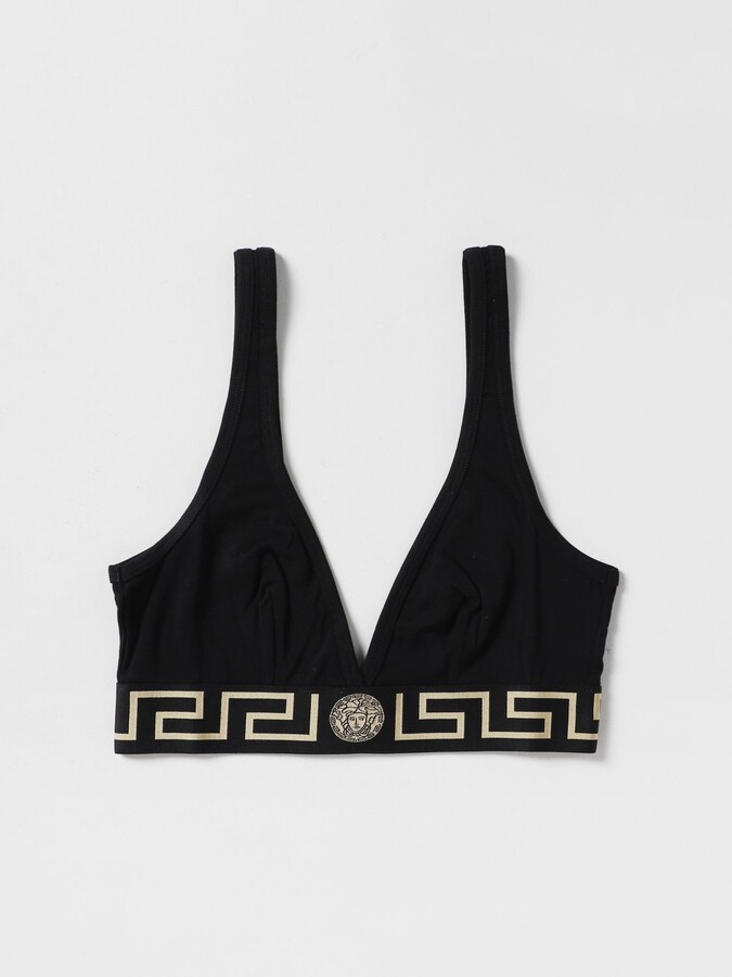 Versace cotton bra - ShopStyle