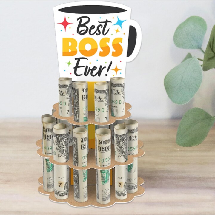Big Dot Of Happiness Happy Boss's Day - Diy Best Boss Ever Money Holder ...