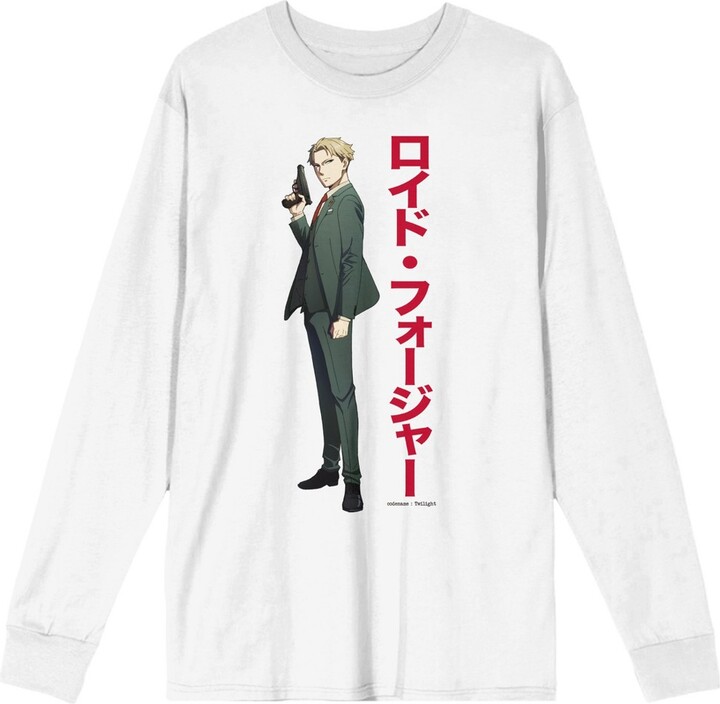 Yuri!!! on ICE Spy x Family Loid Forger Men's White Long Sleeve Crew ...