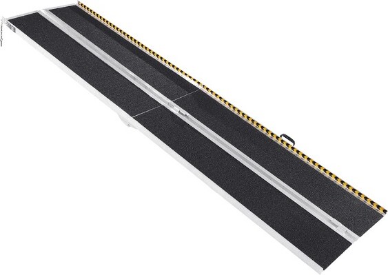 VEVOR Portable Wheelchair Ramp, 10 ft 800 lbs Capacity, Non-Slip ...