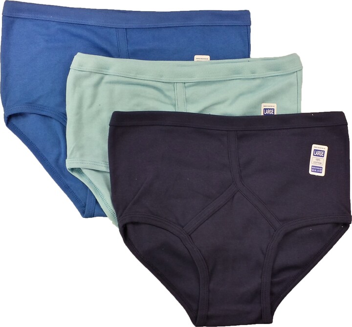 Sockstack 6 Pairs Men's White Y-Fronts Underpants - ShopStyle Briefs