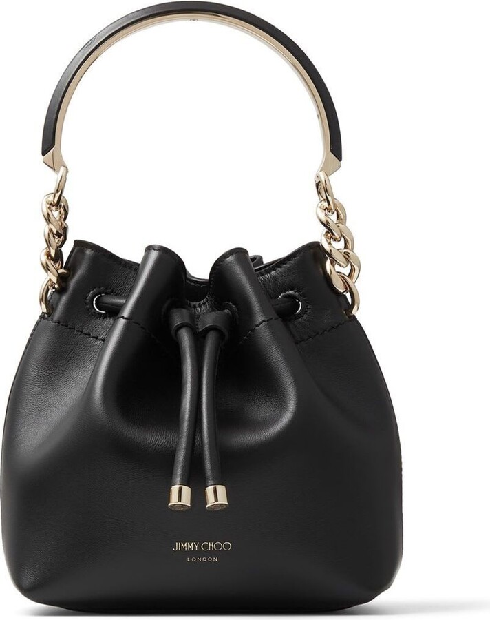Jimmy Choo Bon Bon Bucket/s Soft Shiny Calf Leather - ShopStyle