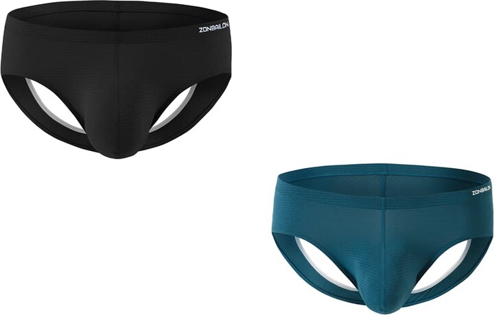 BIATWOWR Men's Thong Jock Strap Underwear Sexy Bulge Enhancing Pouch G String Low Rise ...