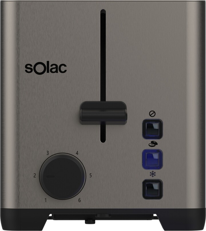 Solac My Toast Duplo Legend Stainless Steel 4-Slice Long Slot Toaster ...