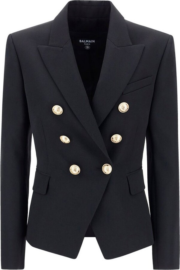 Balmain Double-Breasted Blazer - ShopStyle