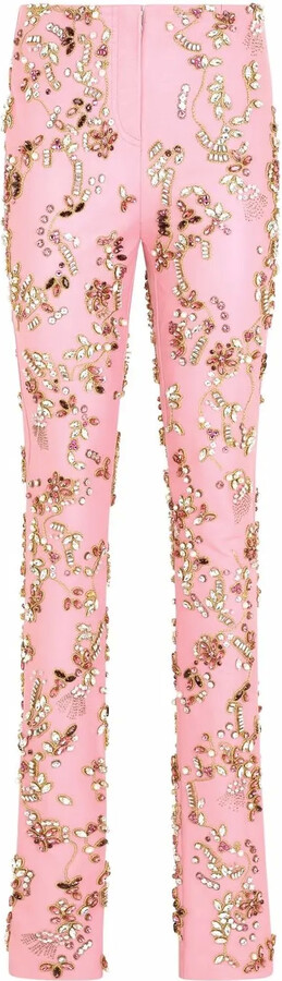 Dolce & Gabbana Crystal-Embellished Leggings - ShopStyle