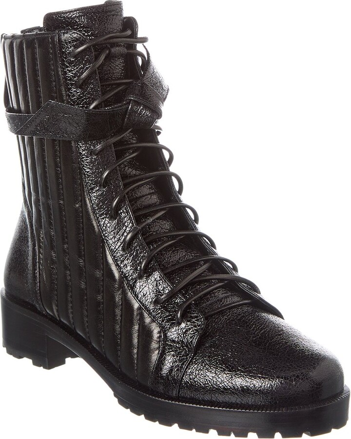 Alexandre Birman Clarita Quilted Leather Combat Boot - ShopStyle