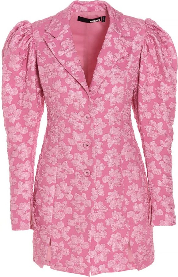 Rotate by Birger Christensen Jacquard Floral Blazer Dress - ShopStyle