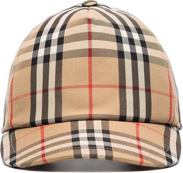 Burberry Vintage Check baseball cap - ShopStyle Hats