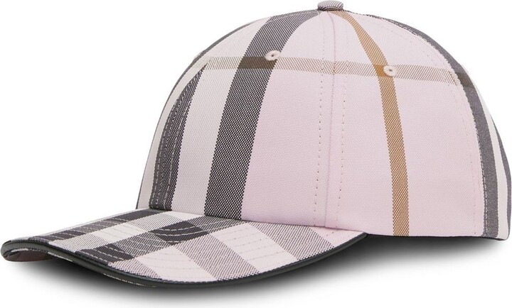 Burberry Checked Baseball Cap - ShopStyle Hats