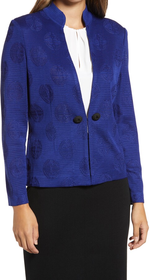 Ming Wang Jacquard Jacket - ShopStyle