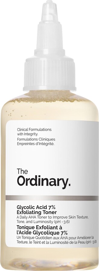 The Ordinary Mini Glycolic Acid 7% Exfoliating Toner 3.38 oz / 100 ml ...