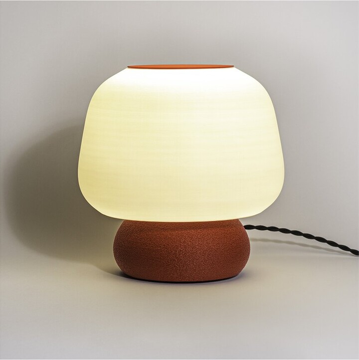 Jonathan Y Designs Mushroom 10In 3D-Printed Dimmable Led Table Lamp ...