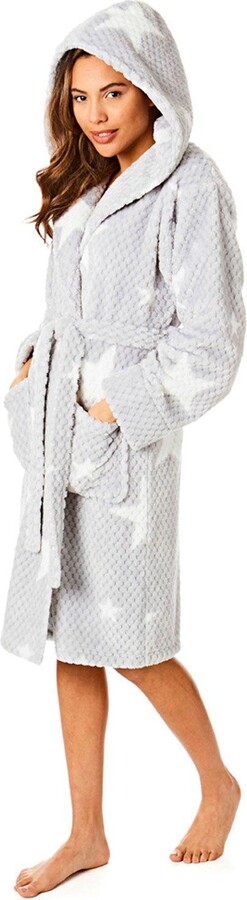 Pretty Woman Star Print Super Cosy Robe - ShopStyle
