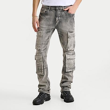 Men's Smoke Rise Stacked Utility Cargo Denim Jeans - ShopStyle