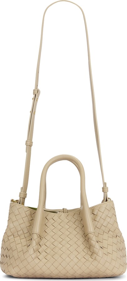 Bottega Veneta Small Pinacoteca Tote Bag in Taupe - ShopStyle