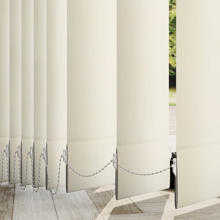 Dalia Made to Measure Vertical Blind Cream - ShopStyle Curtains