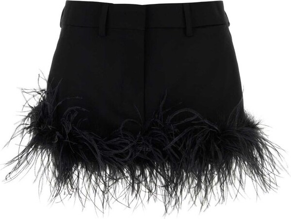 Miu Miu Stretched Mini Skirt - ShopStyle