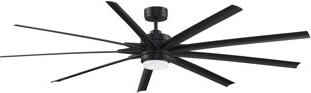 Fanimation Odyn 84 inch Indoor/Outdoor Ceiling Fan with LED CCT Select ...