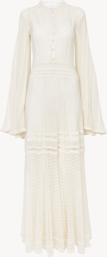 Chloé Long flare dress - ShopStyle