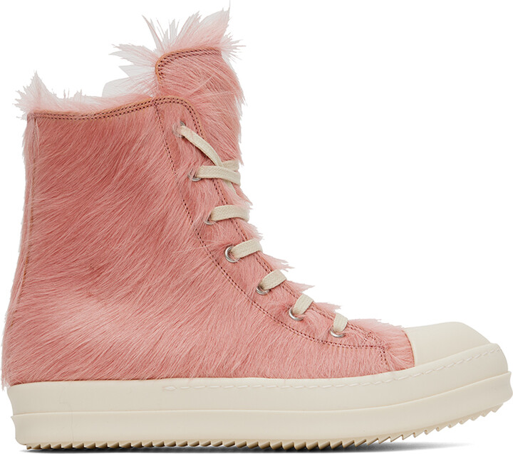Rick Owens Pink Runway Sneakers - ShopStyle