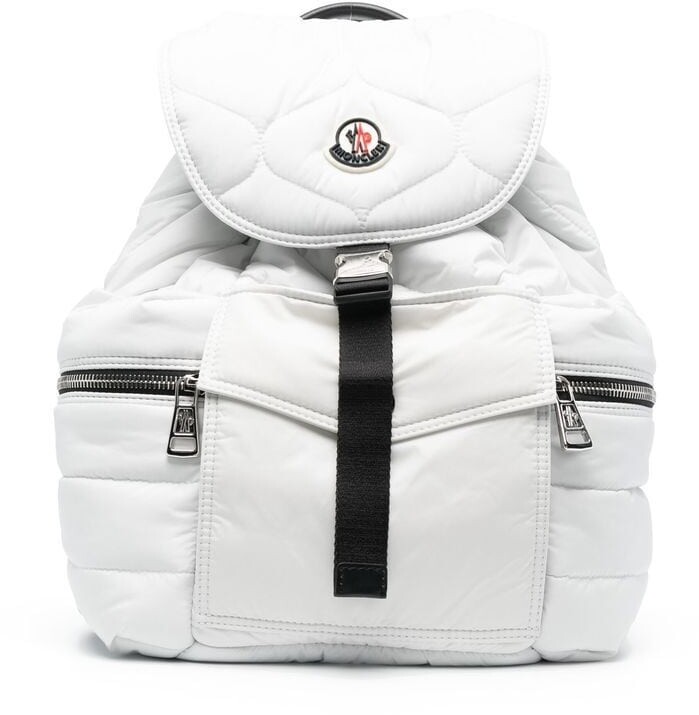 Moncler Logo-Patch Quilted Backpack - ShopStyle