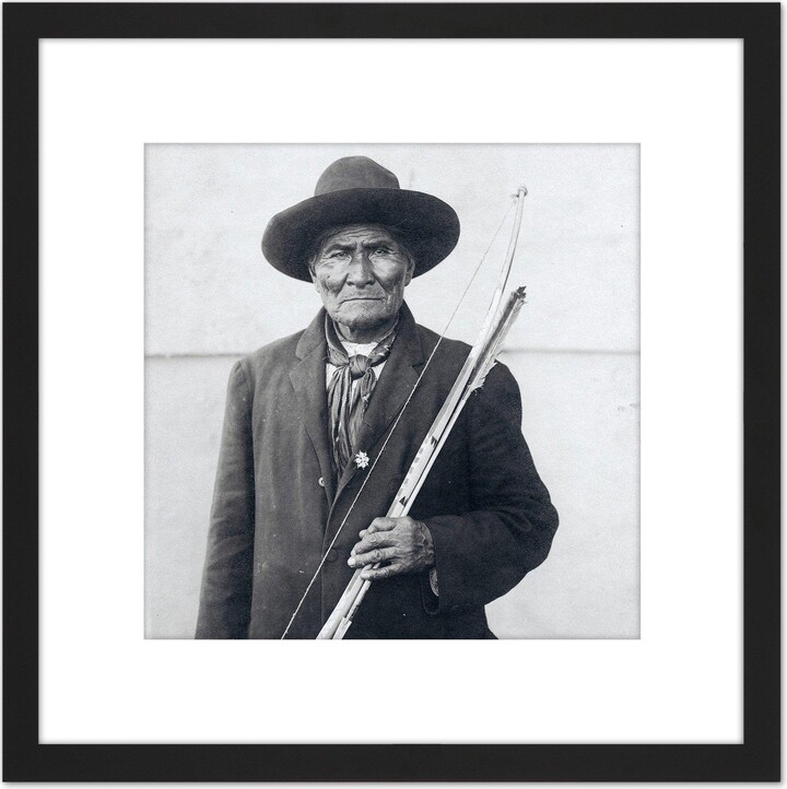 Artery8 Geronimo Apache Chief Native American Photo 8X8 Inch Square ...