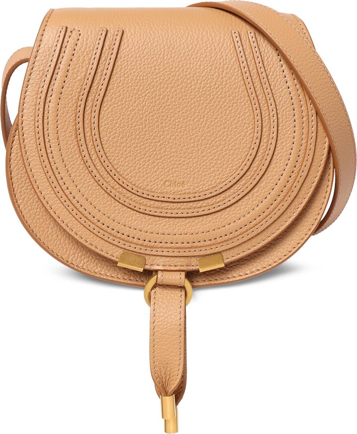 Chloé Marcie grained leather shoulder bag - ShopStyle
