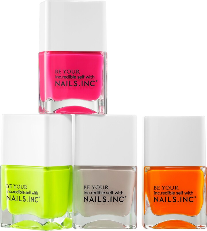 Nails Inc Naked In Neon Nail Polish set - ShopStyle