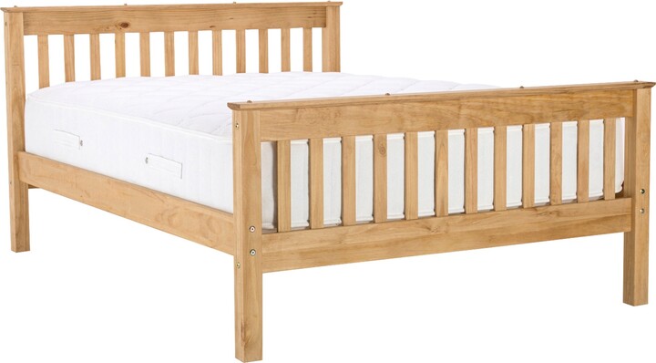 Dunelm Somerset Natural Bedstead Wood (Brown) - ShopStyle