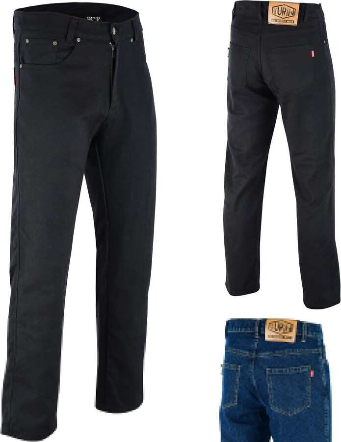 Texpeed Motorcycle Trousers for Men - Motorbike Biker Jeans - Denim ...