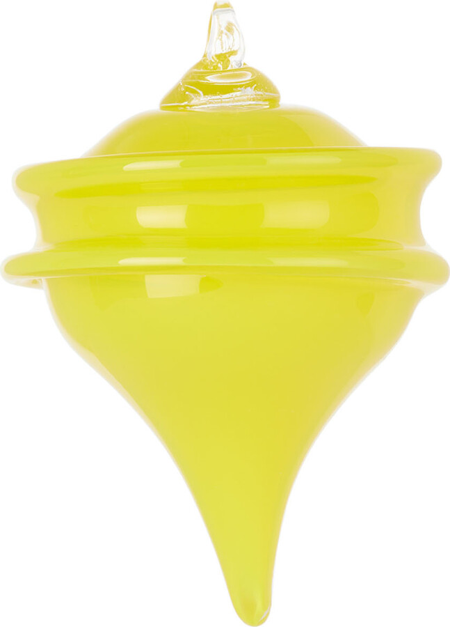 Sticky Glass Yellow Deflated Ornament - ShopStyle