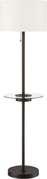 360 Lighting Caper Modern Floor Lamp with Tray Table 60 1/2" Tall ...