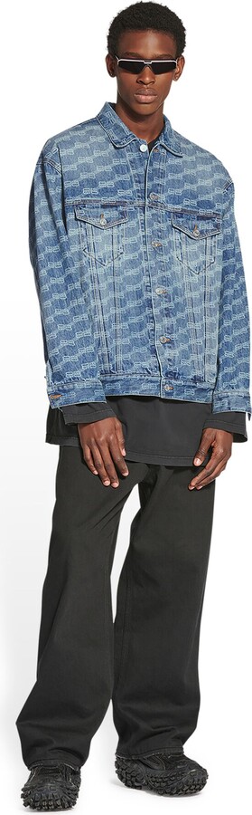 Balenciaga Bb Monogram Large Fit Jacket - ShopStyle