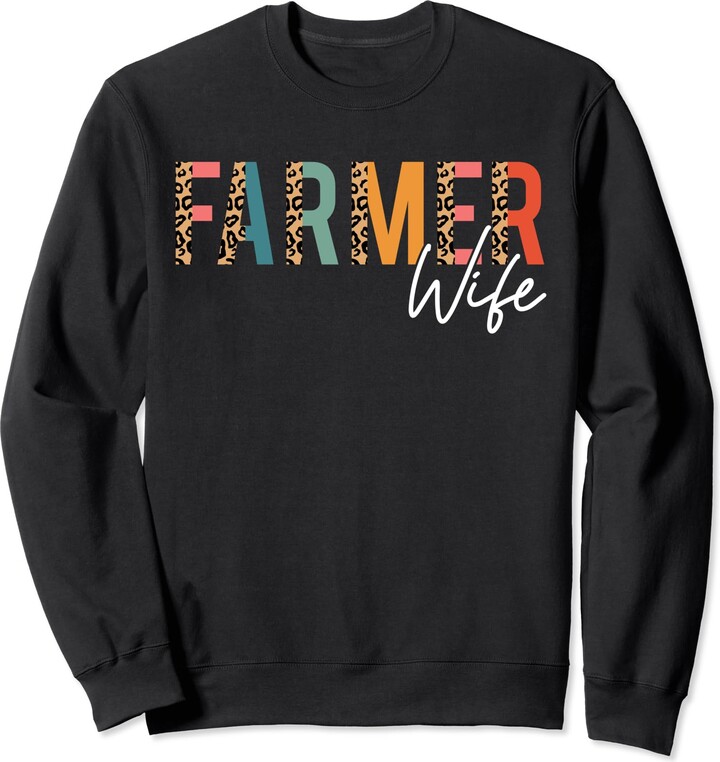 Farming by Zynx Farmer Wife Cute Farmers Wife Cute Farming Life Farm Boho Sweatshirt - ShopStyle ...