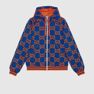 Gucci GG jacquard cotton jacket - ShopStyle