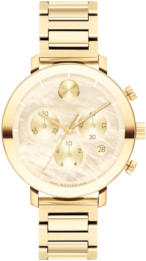 Movado Bold Evolution Chronograph Bracelet Watch, 38mm - ShopStyle