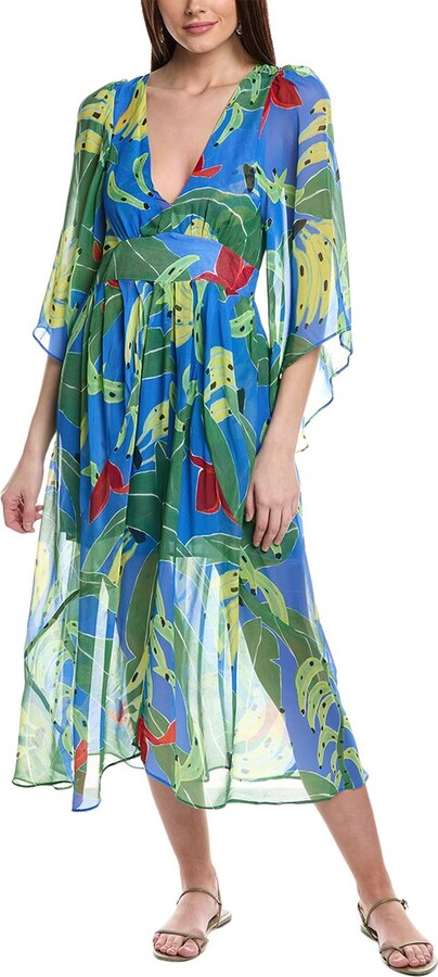 Farm Rio Banana Leaves Maxi Dress - ShopStyle