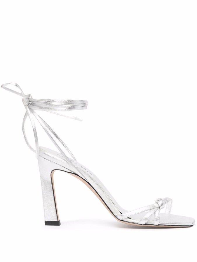 Dee Ocleppo Metallic-Effect Leather Sandals - ShopStyle