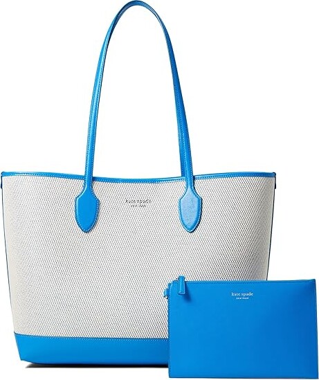 Kate Spade Bleecker Canvas Large Tote (Summer Night Multi) Tote ...