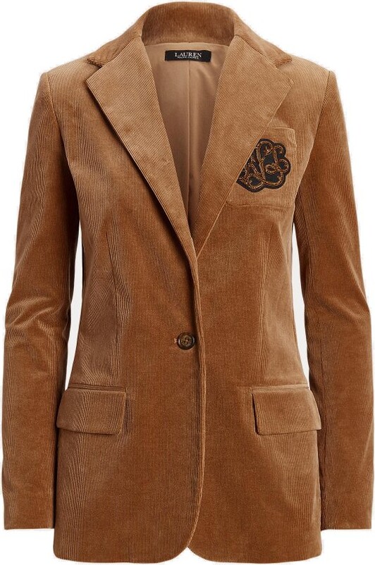 Polo Ralph Lauren Logo Patch Blazer - ShopStyle