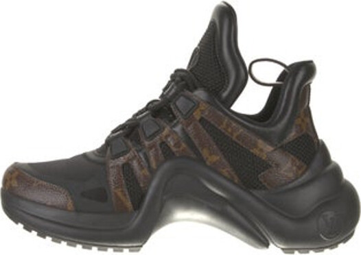 Louis Vuitton Monogram Leather Chunky Sneakers - ShopStyle