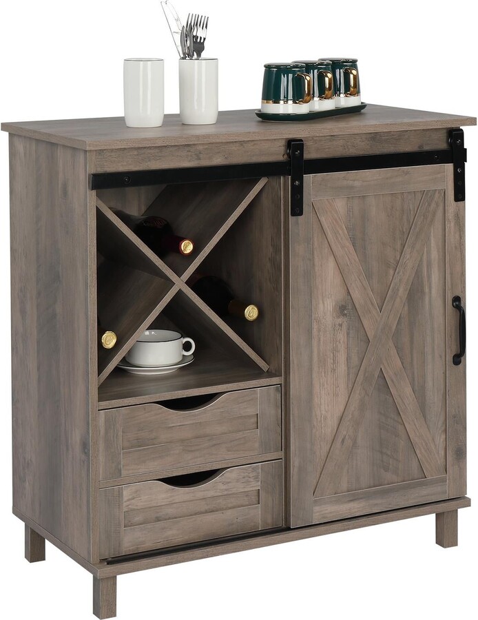 Global Pronex 2-Shelf Bar Unit with Glass Top Silver, Frosted and Smoke ...