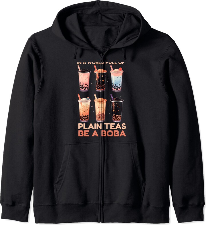 Kawaii Boba Drink Bubble Tea Lover In A World Full of Plain Teas Be A ...