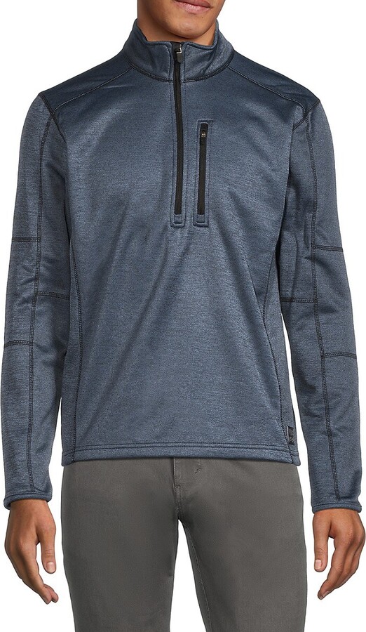 Vintage 1946 Men's Mockneck Half Zip Track Jacket - ShopStyle