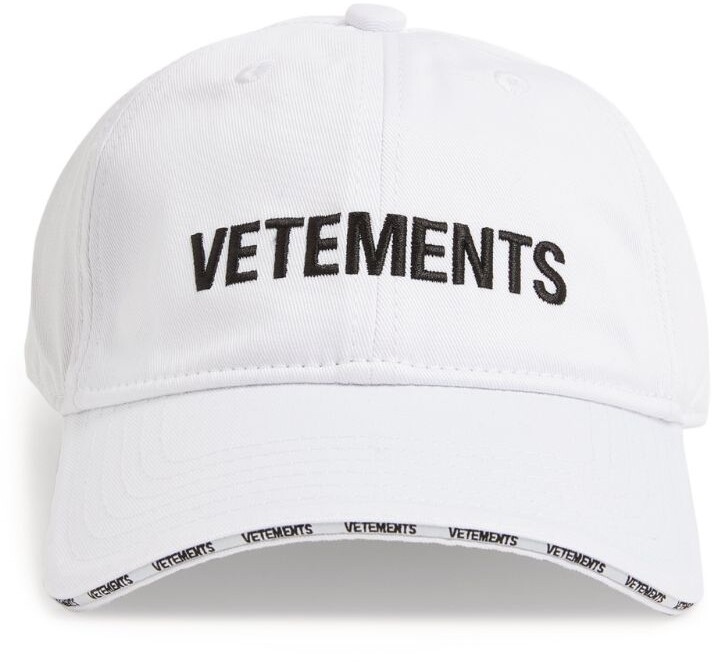 Vetements Logo Baseball Cap - ShopStyle Hats