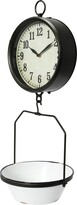 Storied Home White Decorative Reproduction Scale Wall Clock - ShopStyle